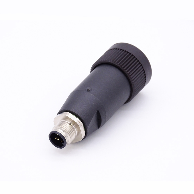 AMP Connector M12-5p-M to AMP-7p-F - SMIE