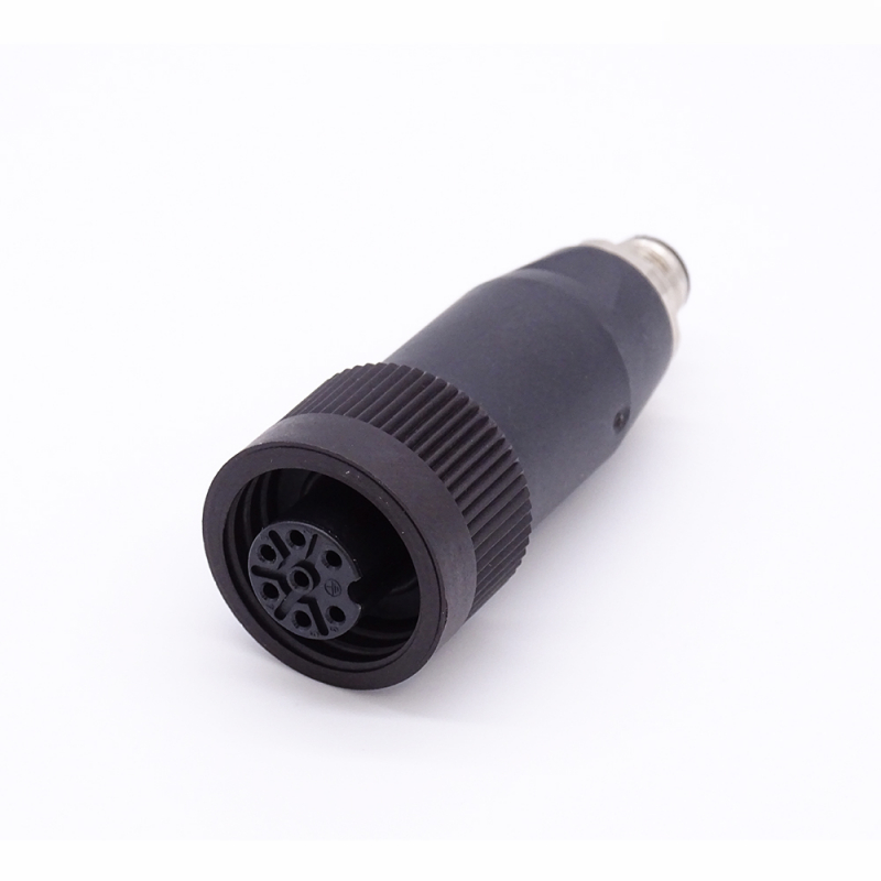 AMP Connector M12-5p-M to AMP-7p-F - SMIE